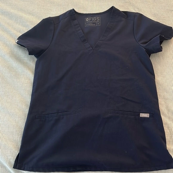 Figs | Other | Figs Xs Navy Blue Top | Poshmark